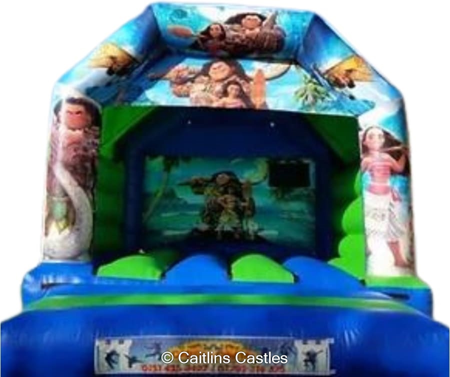 Moana Bouncy Castle 12 X 15 | Caitlins Castles Hire 🎉
